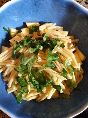 Spicy pineapple pasta with oil-free seasoning - Recipes - nicolaspujol.com